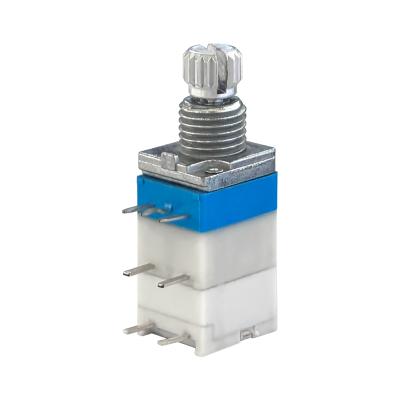 China RV9110NA 0.05W Power Rating Rotary Voltage Divider Potentiometer With 500VAC Dielectric Strength for sale