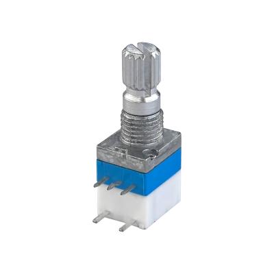 China RV9110NS Round / Flat / Knurled Shaft Rotary Potentiometer with PCB Lug Terminal for sale