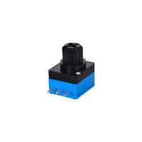 China RV97P0N0 Knurled Shaft Type Rotary Potentiometer Plastic Metal Customized Shaft Diameter for sale