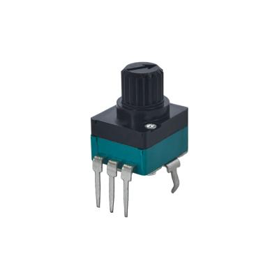 China RV97P6N0 Knurled Shaft Rotary Electrical Potentiometer For Precise Control Accuracy for sale