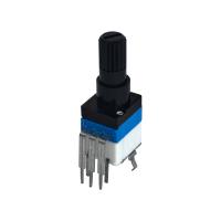 China RV97R2NS Industrial Grade Knurled Shaft Rotary Potentiometer Device With PCB Lug Terminal for sale