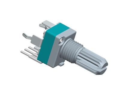 China 100MΩ Min Insulation Resistance Rotary Variable Resistor made of Plastic Shaft Material for sale