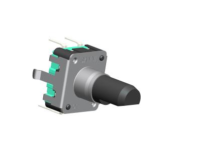 China Through Hole/DIP Mount Rotary Voltage Divider Potentiometer with 6mm-20mm Normal Shaft Length for sale