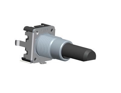 China Single Gang Rotary Electrical Potentiometer Offering Resistance Range 300Ω to 3MΩ Designed for Electronic Circuit Tuning for sale