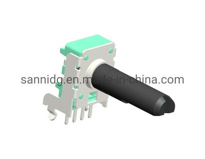 China 9mm Rotary Adjustable Resistor Featuring Shaft Diameter 6mm or Customized Ideal for Circuit Tuning and Electronic Equipment for sale