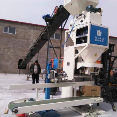 China High speed dried chicken manure particles 10-50kg bag packaging machine for sale