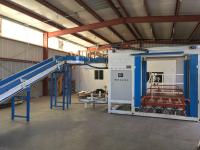 China 3000kg Automatic Bag Stacking Machine 1/3 Cost Of Robot Palletizer for sale