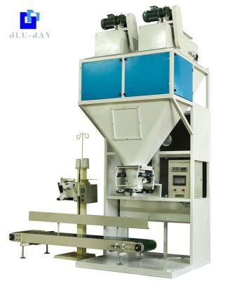 China Dual Weighing Hopper 1P 3P Animal Feed Packing Machine for sale