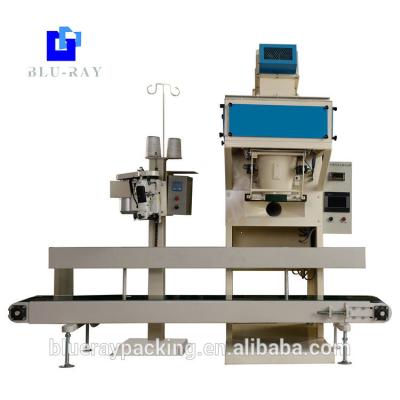 China Spiral feeding 10-50kg bag strach powder Semi Automatic Bagging Machine for sale