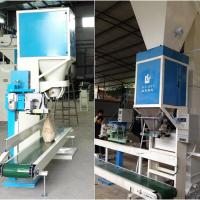 China Semi Automatic Bagging Machine 50kg Maize Sesame Sugar Salt Filling Machine for sale