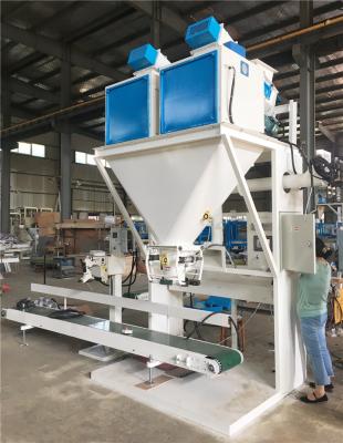 China 50kg Rice Hull Talcum Limestone Powder Filling Machine Screw Feeding for sale