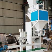 China Belt Feeding 10-50kg bag sludge compost soil packing machine for sale