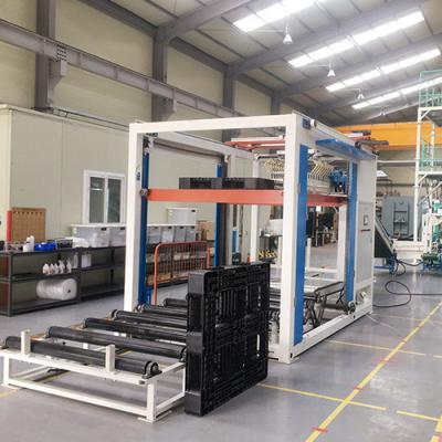 China 12.7KW Automatic Palletizer Machine For Stacking 50kg Bags In Pallet for sale