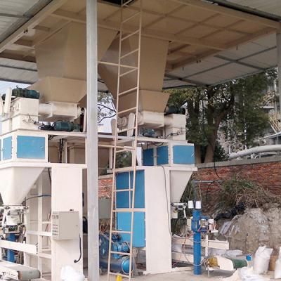 China 4000*1100*3500mm 6 Load Cell Semi Automatic Auger Dosing System for sale