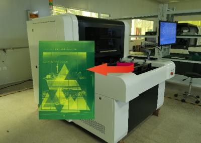 China 2540dpi UV Laser Computer To Screen Machine for Textile Printing - 900x1000mm Max Screen Size with 20W/25W Laser Power for sale