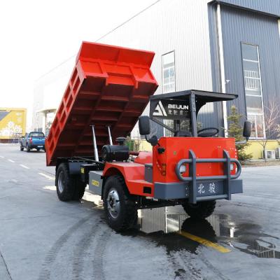 China Mini Self Dumping Truck 7 Ton Tipper 70KW 95HP Engine Power Highly Maneuverable for sale