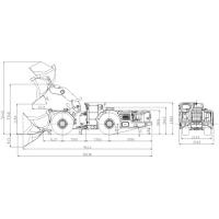 China Diesel Underground Scraper For Mine Tunnel for sale