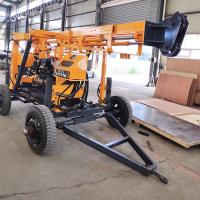 China Large Torque 200meter Waterwell Drilling Rig Machine For Rock Hard XYX-200 for sale