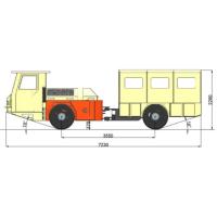 China 16 Seats Underground Mining Vehicle Diesel Drive Powered STRU-16 for sale