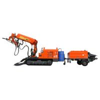 China Telescopic Boom Tunnel Shotcrete Machine 27kw Diesel Electric Crawler for sale