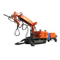 China Telescopic Boom Tunnel Shotcrete Machine 27kw Diesel Electric Crawler for sale