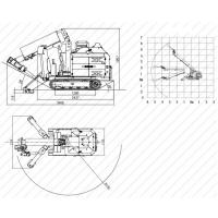 China Telescopic Boom Tunnel Shotcrete Machine 27kw Diesel Electric Crawler for sale