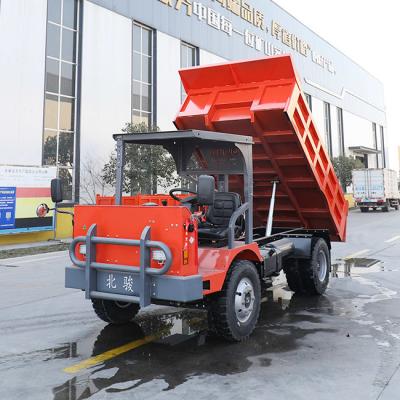 China 7 Ton Underground Mining Articulated Tipper Truck YUNEI 4102 Engine 70KW 95HP for sale