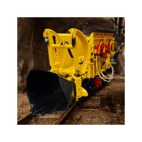 China Electric Rock Loader Machine 0.17m3 Bucket Three Walking Modes for Mining Tunnels for sale