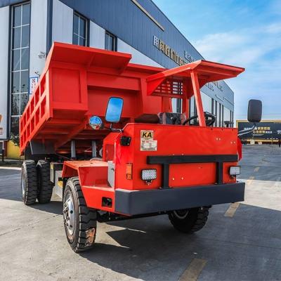 China Load Unloading Wagon Underground Mining Truck 4 Wheeler  Maneuverable Design for sale