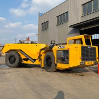 China Four Wheel Drive Articulated Tipper Underground Haul Truck 12 Ton Capacity for sale