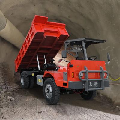 China Mini Dump Wheel Underground Mining Truck Hydraulic 10 Tons For Coal Mine for sale