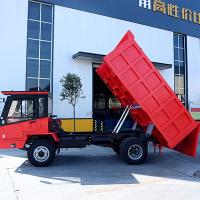 China 12 Ton Underground Mining Dump Truck Off Road Utility Vehicle 4x2 Hydraulic Dump for sale