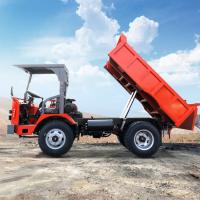 China UQ-3 3 Ton Underground Mining Dump Truck with U Type Bucket 63 HP Engine for sale