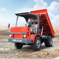 China Dump 3.5 Ton Underground Mining Truck 4*4 Driven Smooth Operation Safety for sale
