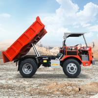China Dump 3.5 Ton Underground Mining Truck 4*4 Driven Smooth Operation Safety for sale