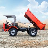 China Dump 3.5 Ton Underground Mining Truck 4*4 Driven Smooth Operation Safety for sale