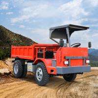China 3 Ton Underground Mining Dump Truck 63 HP 4x4 Hydraulic Dump UQ-3 for sale