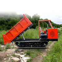 China 4 Ton Crawler Dumper Truck Weichai Diesel Engine 35 Degree Climbing for Material Handling for sale