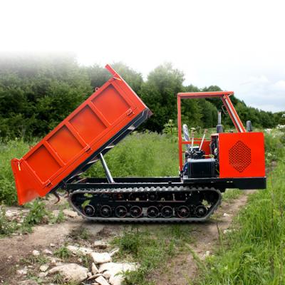 China 4 Ton Crawler Dumper Truck Weichai Diesel Engine 35 Degree Climbing for Material Handling for sale