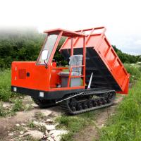 China 4 Ton Crawler Dumper Truck Weichai Diesel Engine 35 Degree Climbing for Material Handling for sale
