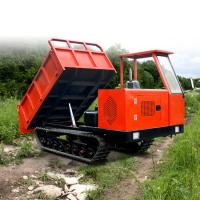 China 4 Ton Crawler Dumper Truck Weichai Diesel Engine 35 Degree Climbing for Material Handling for sale