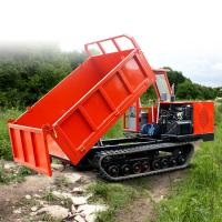 China 4 Ton Crawler Dumper Truck Weichai Diesel Engine 35 Degree Climbing for Material Handling for sale