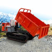 China Customizable Tracked Mini Dumper Truck 2 tons Red Chang Chai Engine For Agriculture for sale