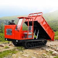 China 6 Ton Hydraulic Crawler Dumper Truck Weichai Jiaxin 4105 Engine 35 Degree Climbing for sale