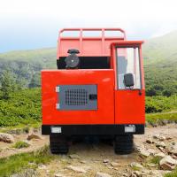 China 6 Ton Hydraulic Crawler Dumper Truck Weichai Jiaxin 4105 Engine 35 Degree Climbing for sale