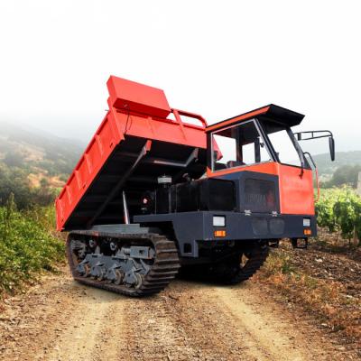 China 10 Ton Crawler Dumper Truck with Yuchai Turbocharger 4300x2200x2350mm for Construction for sale