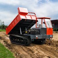 China 8 Ton Crawler Dumper Truck Weichai Jiaxin 4105 Engine Electric Start 4030x2060x2300mm for sale