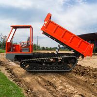 China 8 Ton Crawler Dumper Truck Weichai Jiaxin 4105 Engine Electric Start 4030x2060x2300mm for sale