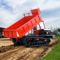 China 8 Ton Crawler Dumper Truck Weichai Jiaxin 4105 Engine Electric Start 4030x2060x2300mm for sale