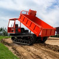 China 8 Ton Crawler Dumper Truck Weichai Jiaxin 4105 Engine Electric Start 4030x2060x2300mm for sale